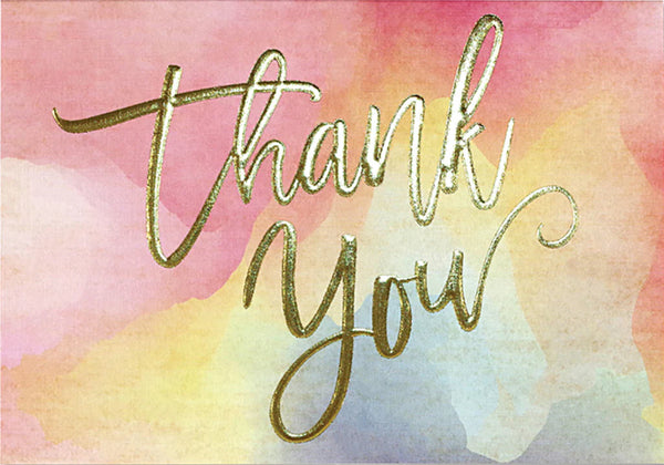 Watercolour Sunset Thank You Notes - Kept Shop