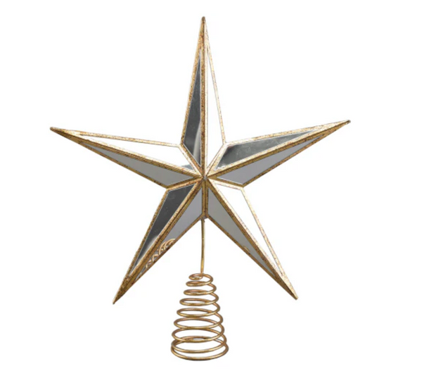 Mirrored Star Tree Topper - Kept Shop